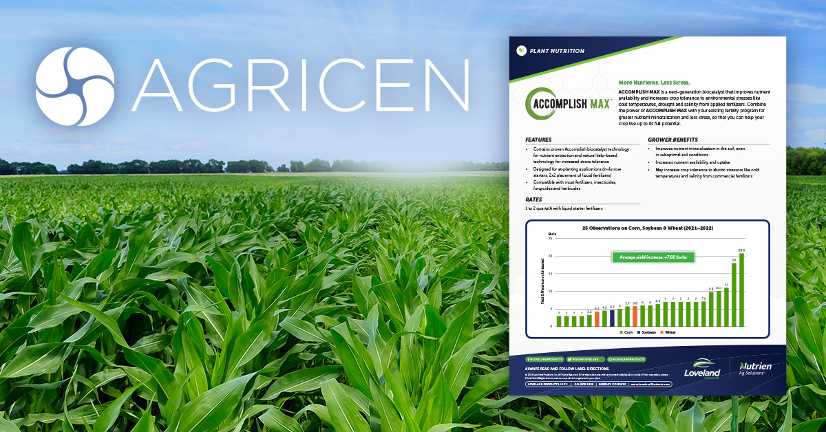 ACCOMPLISH MAX | Corn, Soybean & Wheat Studies | Starter Programs